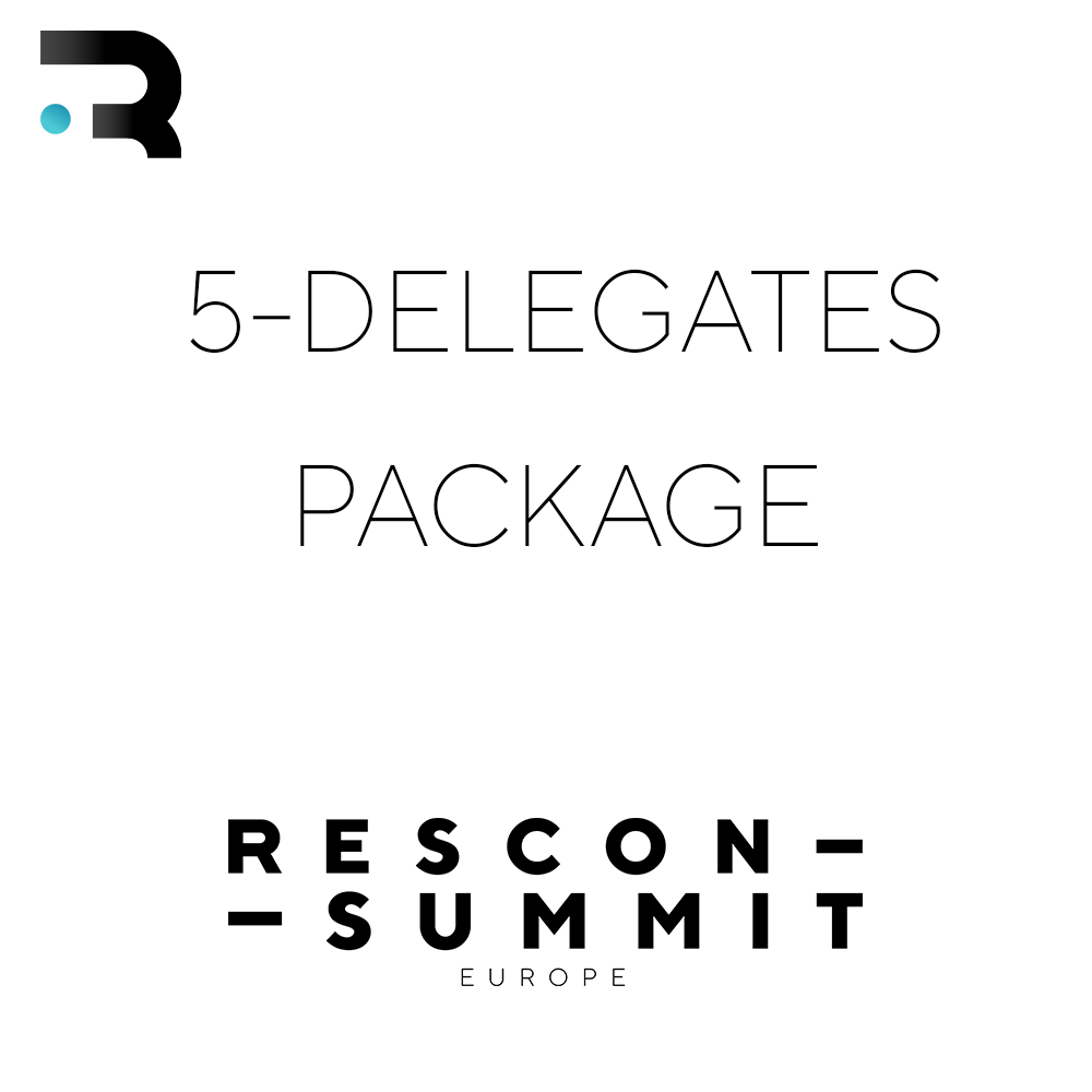 Group Package – 5 Delegates • RESCON Europe